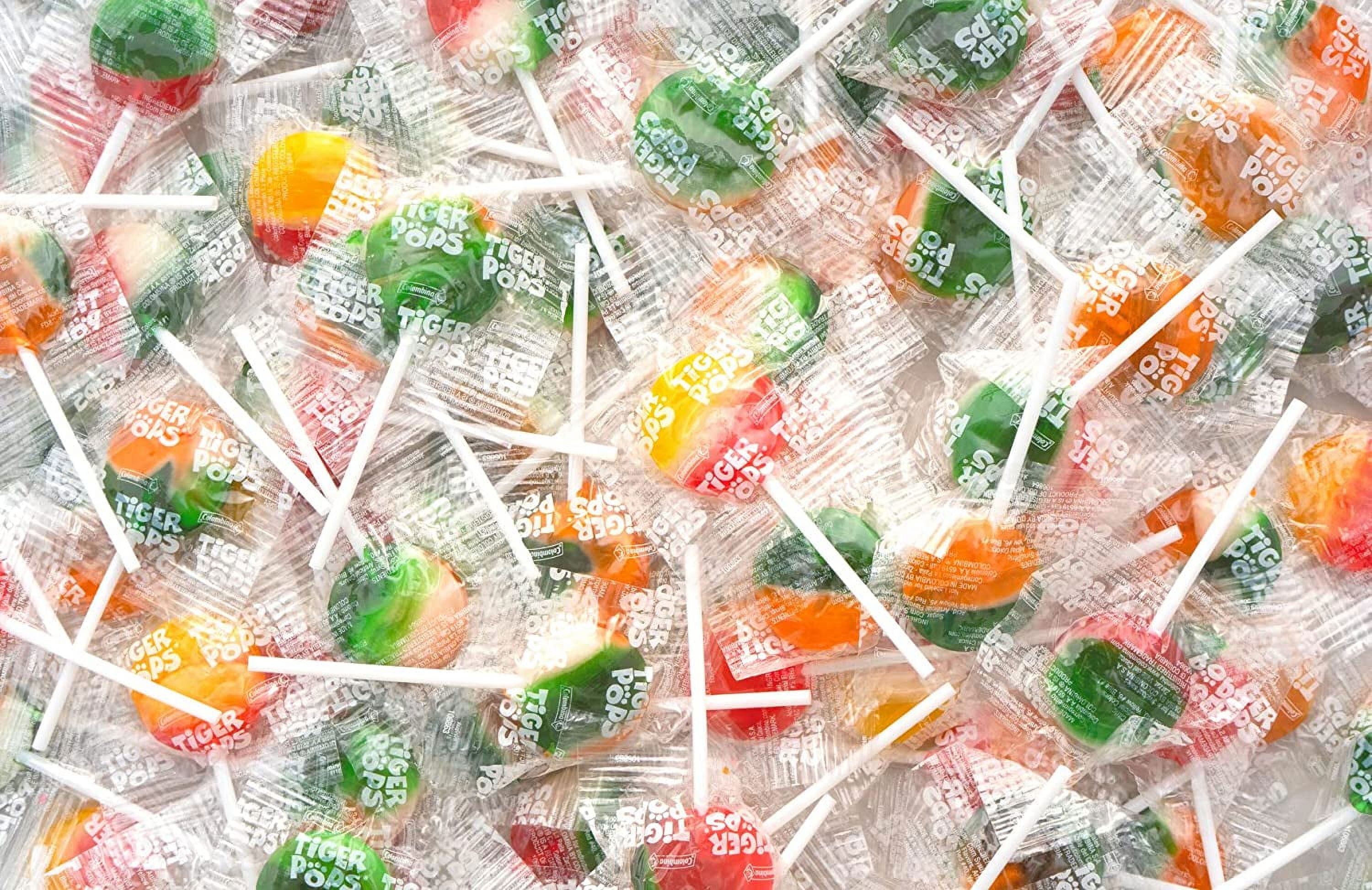 Bulk Flat Lollipops Individually Wrapped Candy - 10 lb. Assorted Candy ...