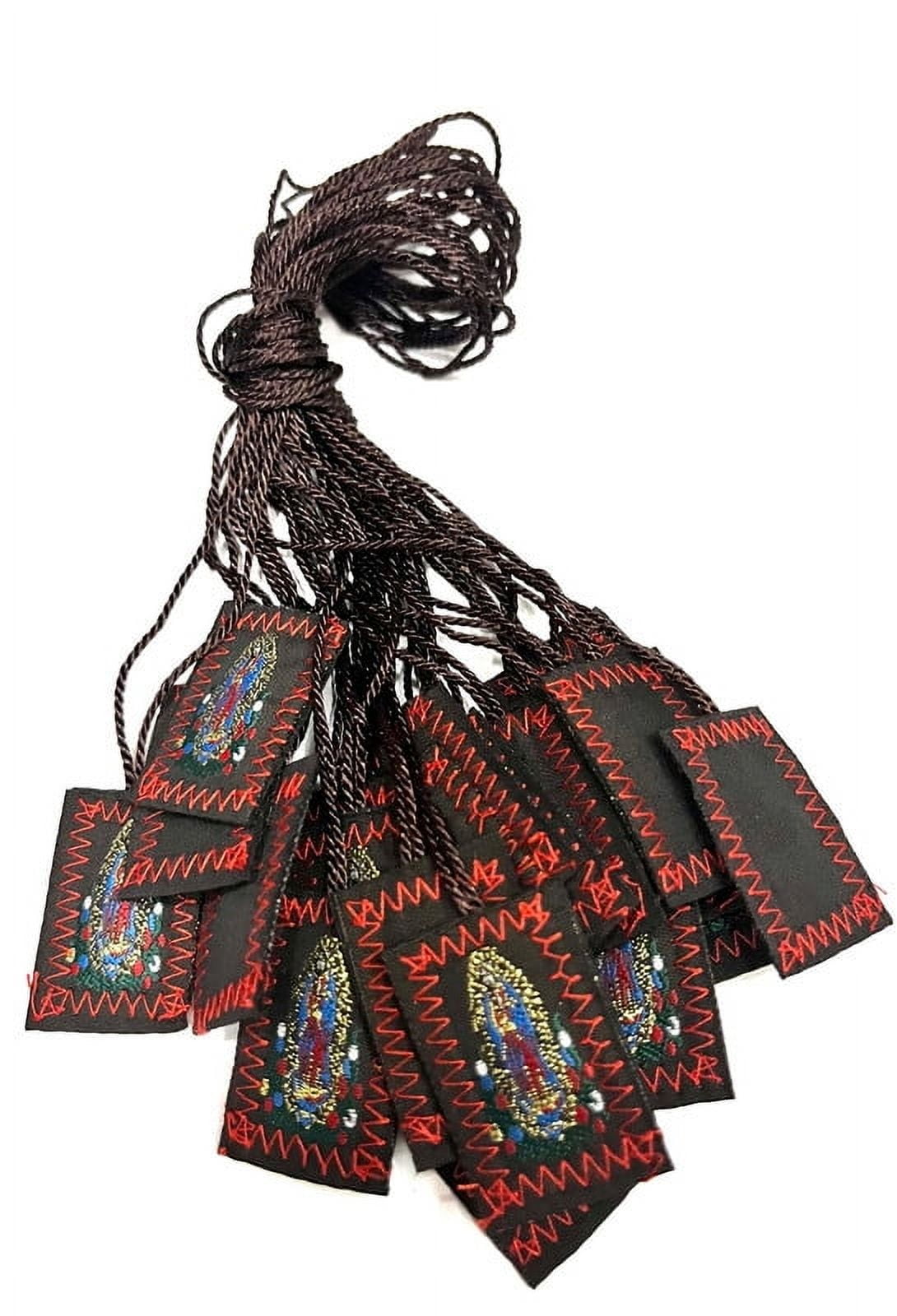 Bulk Full Color Scapulars Religious Prayer Necklace for Men and Women ...