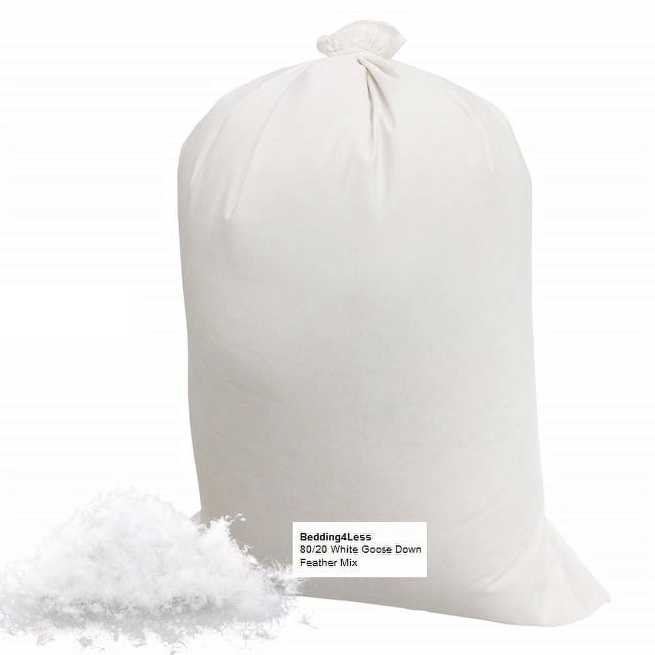 Bulk Goose Down Filling 80/20 (6 lbs) 100% Natural White Down and ...
