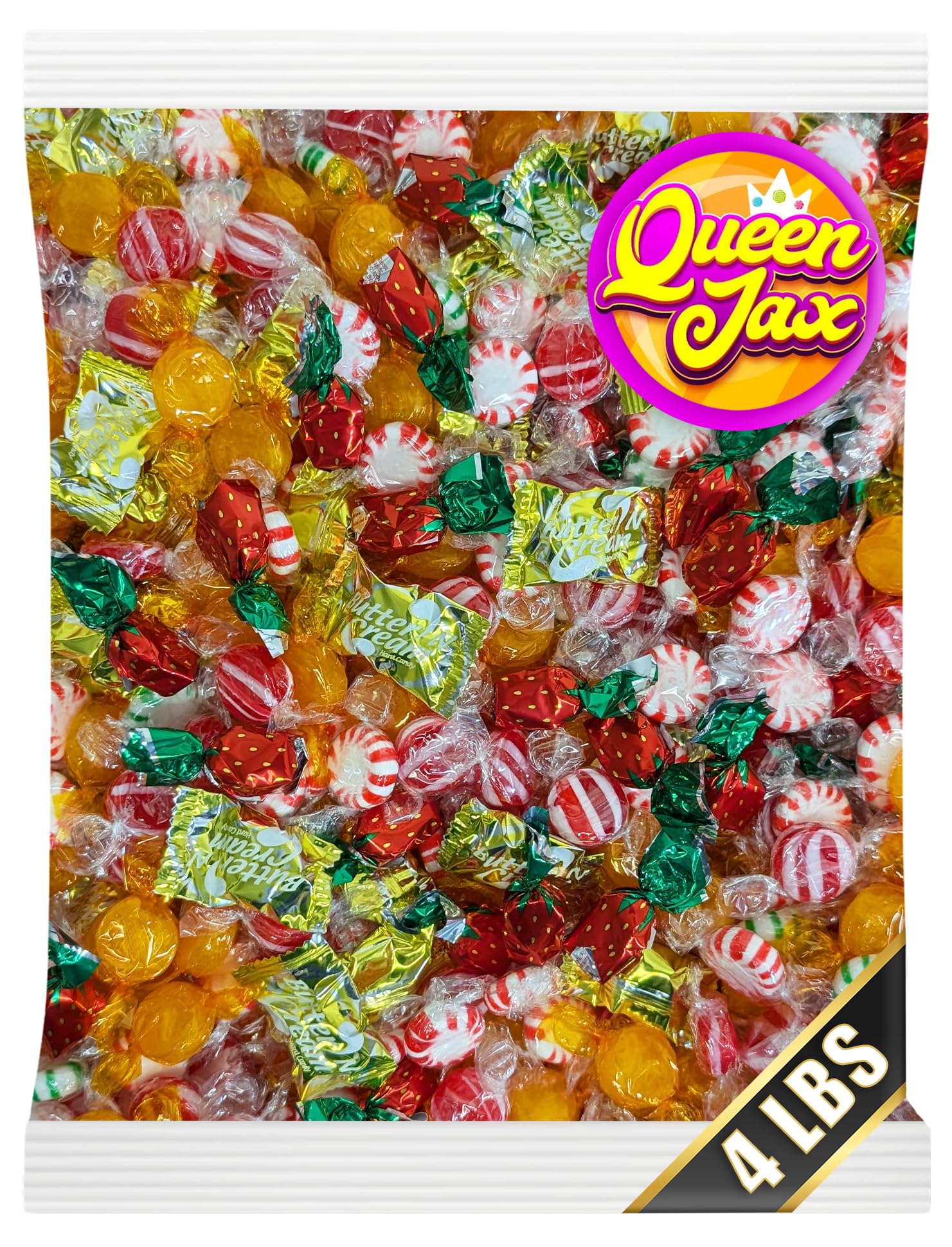 Bulk Hard Candy Individually ESF27 Wrapped - 4 lb Hard Candy Mix ...