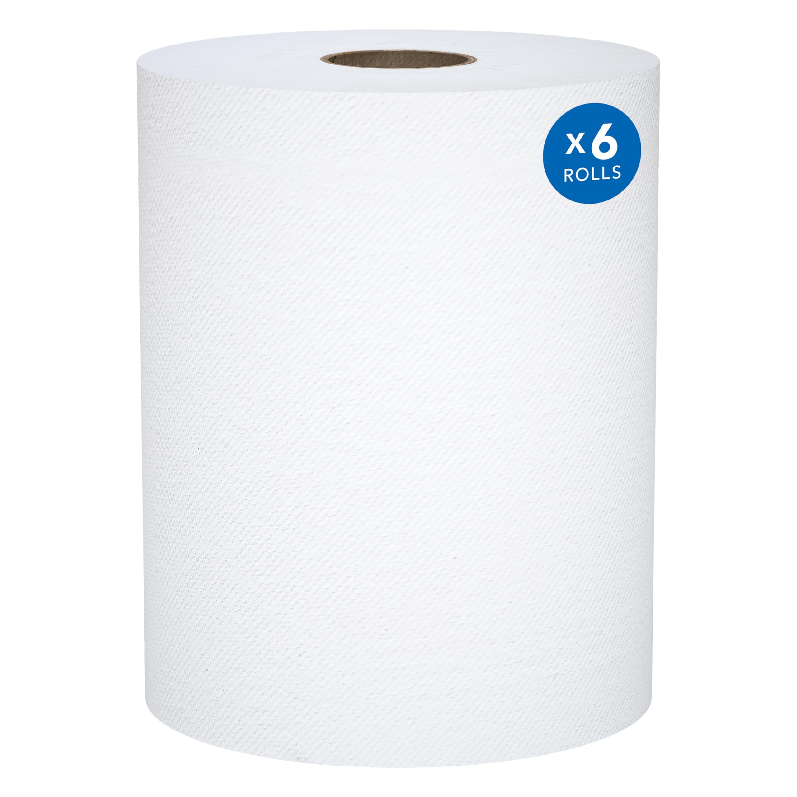 Bulk Hard Roll Paper Towels Universal 100% Recycled Fiber 6 Rolls 800 ...