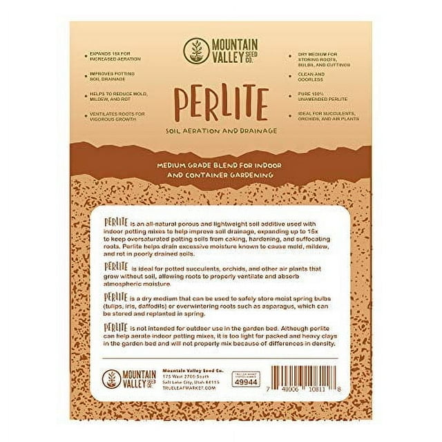 Bulk Horticultural Grade Perlite - Ten 8 Quart Bag ~2 Lbs Each - Grade ...