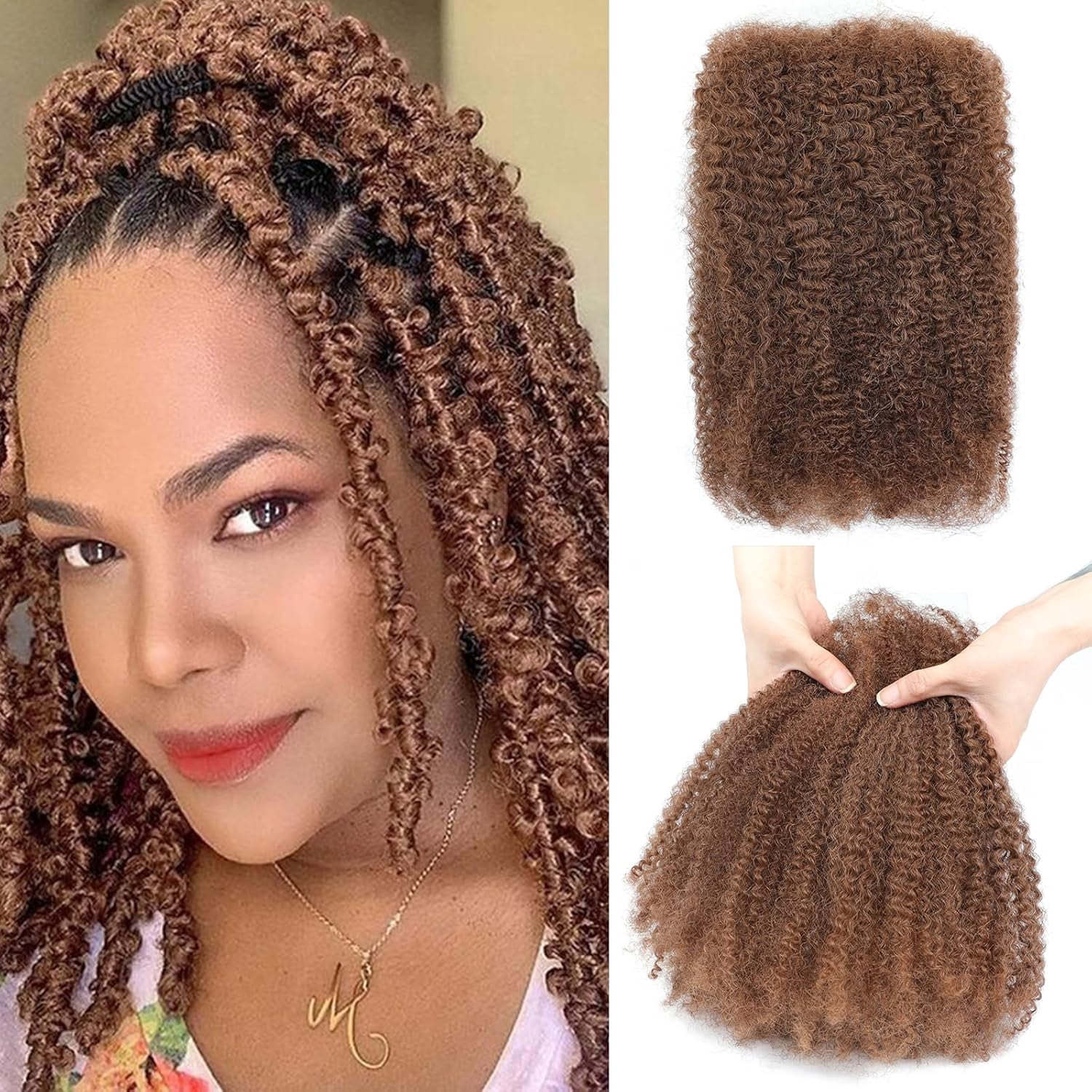 Bulk Human Hair 30g/Pack for Mini Twist, Braiding Hair for Dreadlocks ...