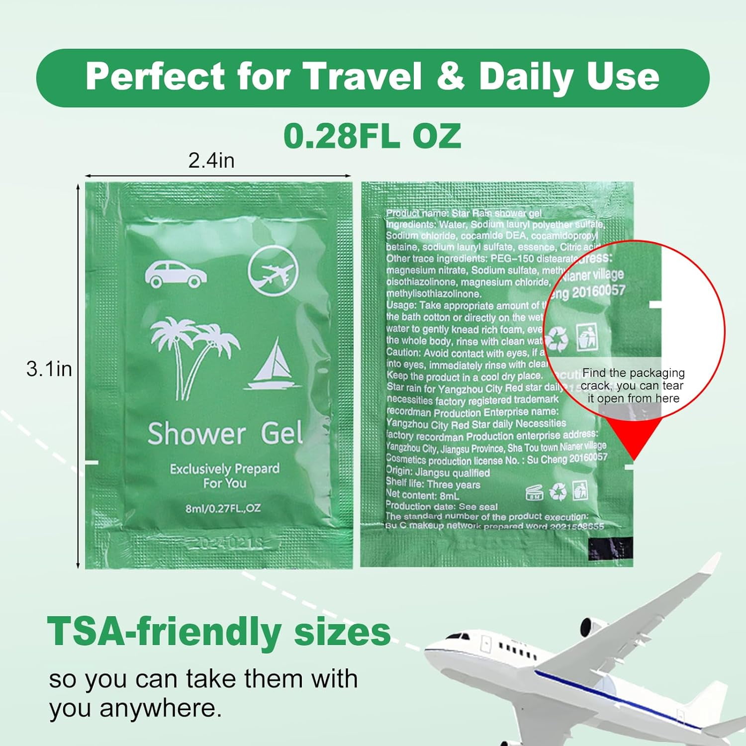 Bulk Hygiene Kits for Homeless, Travel Toiletry Sets, 50 Pack with ...