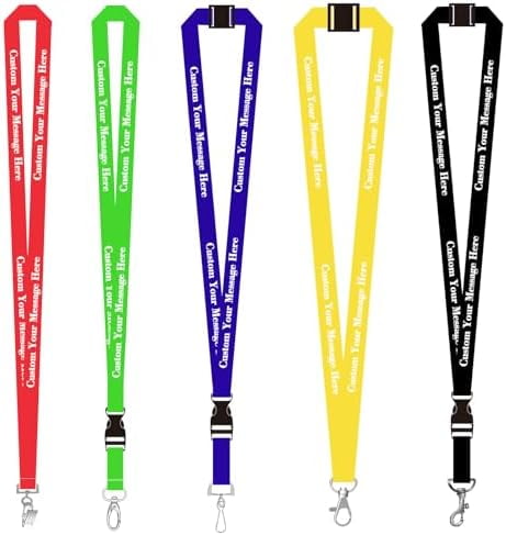Bulk Lanyards 100-5000PCS - Personalized Detachable ID Badge Lanyards ...