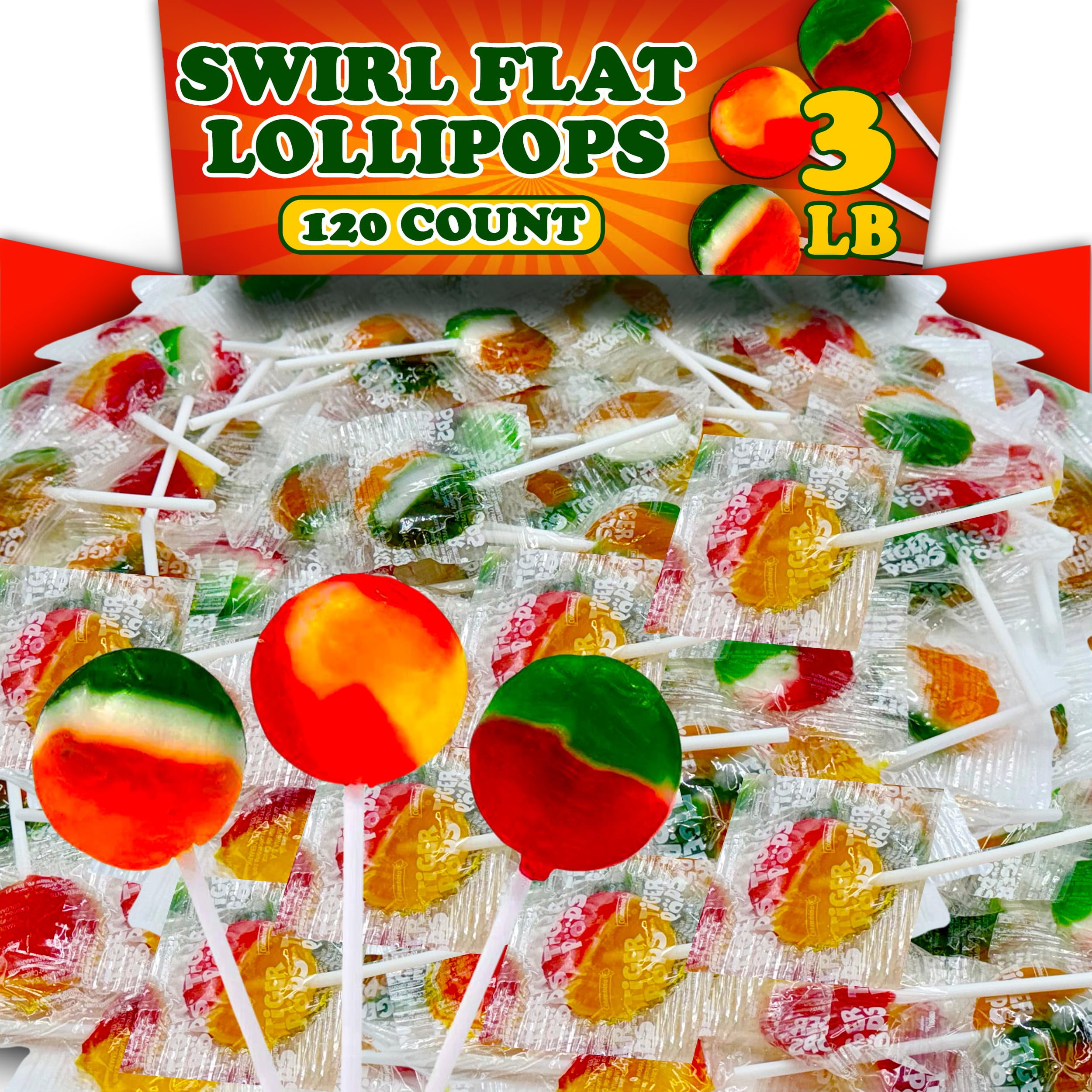 Bulk Lollipops Individually Wrapped ESF27 Candy, 3 Lbs Assorted ...