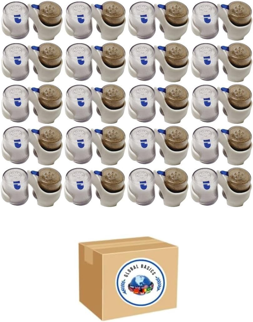 Bulk MINI PREFILLED Salt & Pepper Shaker Sets | 20 Pairs of Personal ...