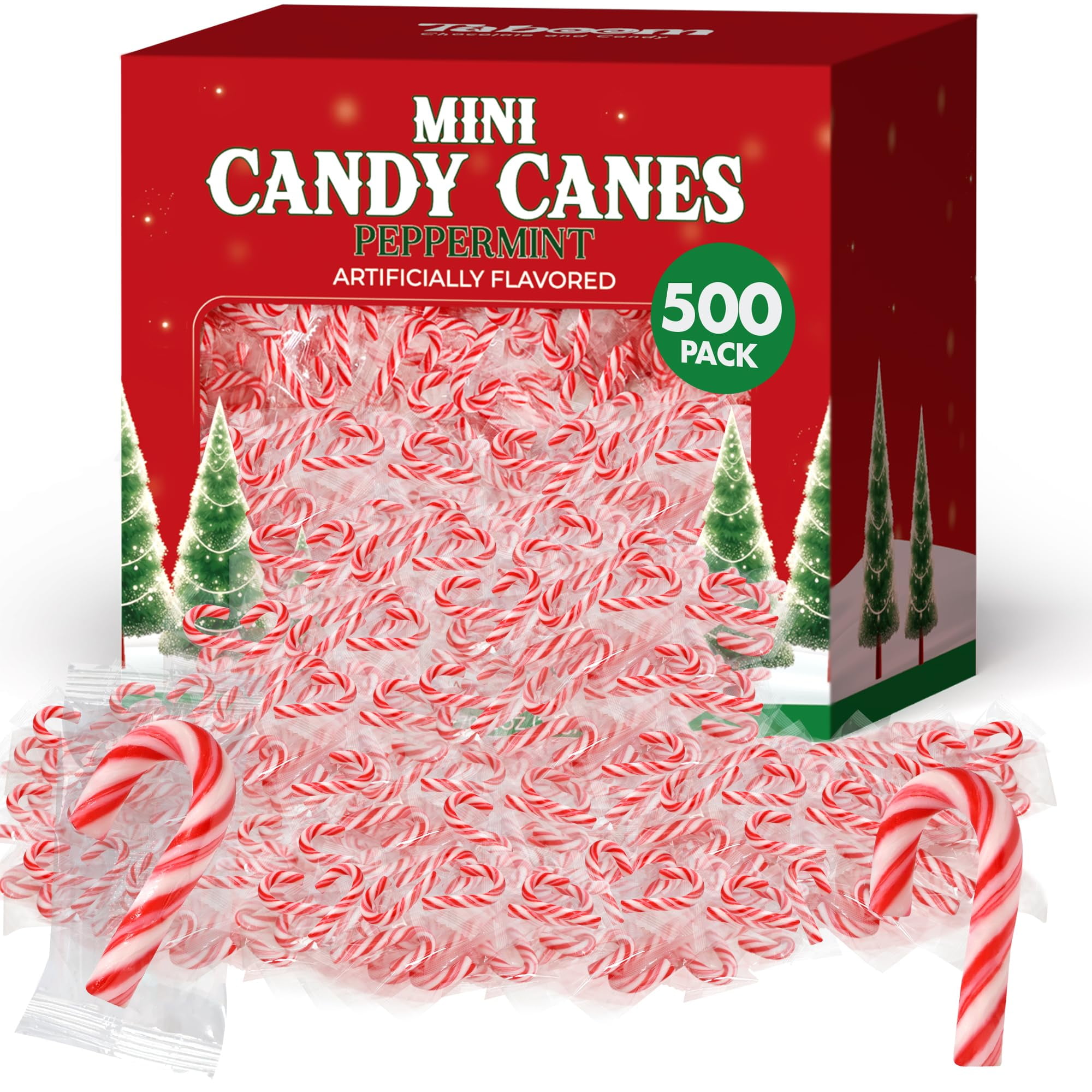 Bulk Mini Candy Cane Individually MDA05 Wrapped 500 Pack - Small ...