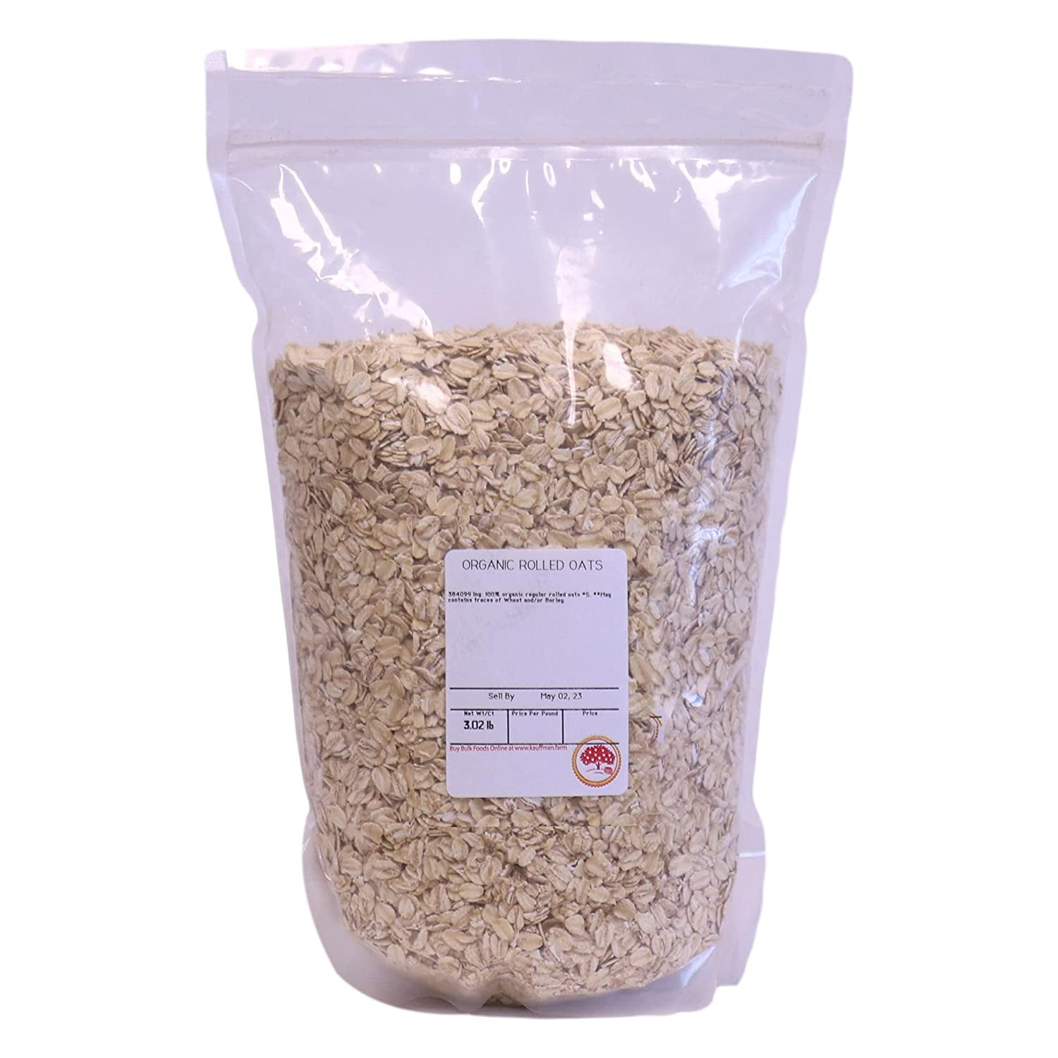 Bulk Organic Non-GMO Old-Fashioned Rolled Oats, 50 Lb. Bag - Walmart.com