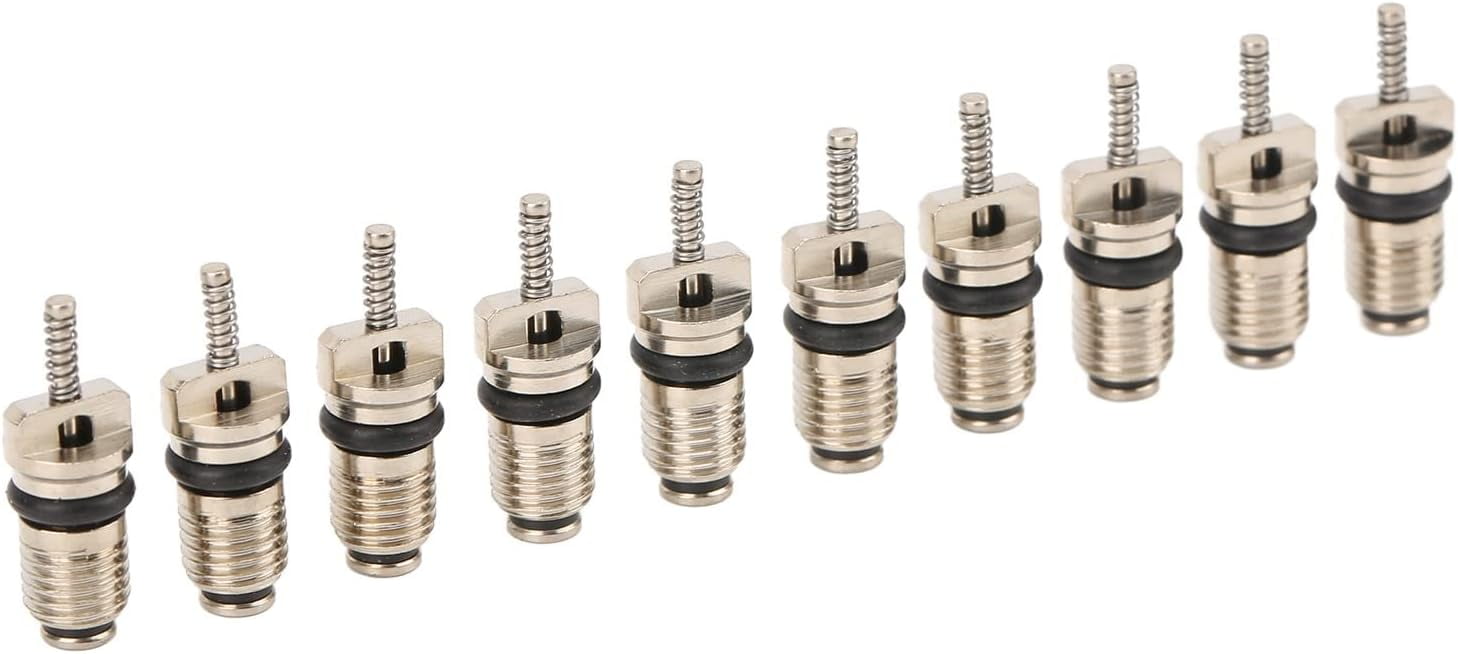 Bulk Pack of 50Pcs Valve Core Set, Easy Installation, Copper Auto Air ...
