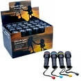 CKB Products, Bulk Pack of 24 Rubberized LED Flashlights, 3-Bulb, 5.5 ...