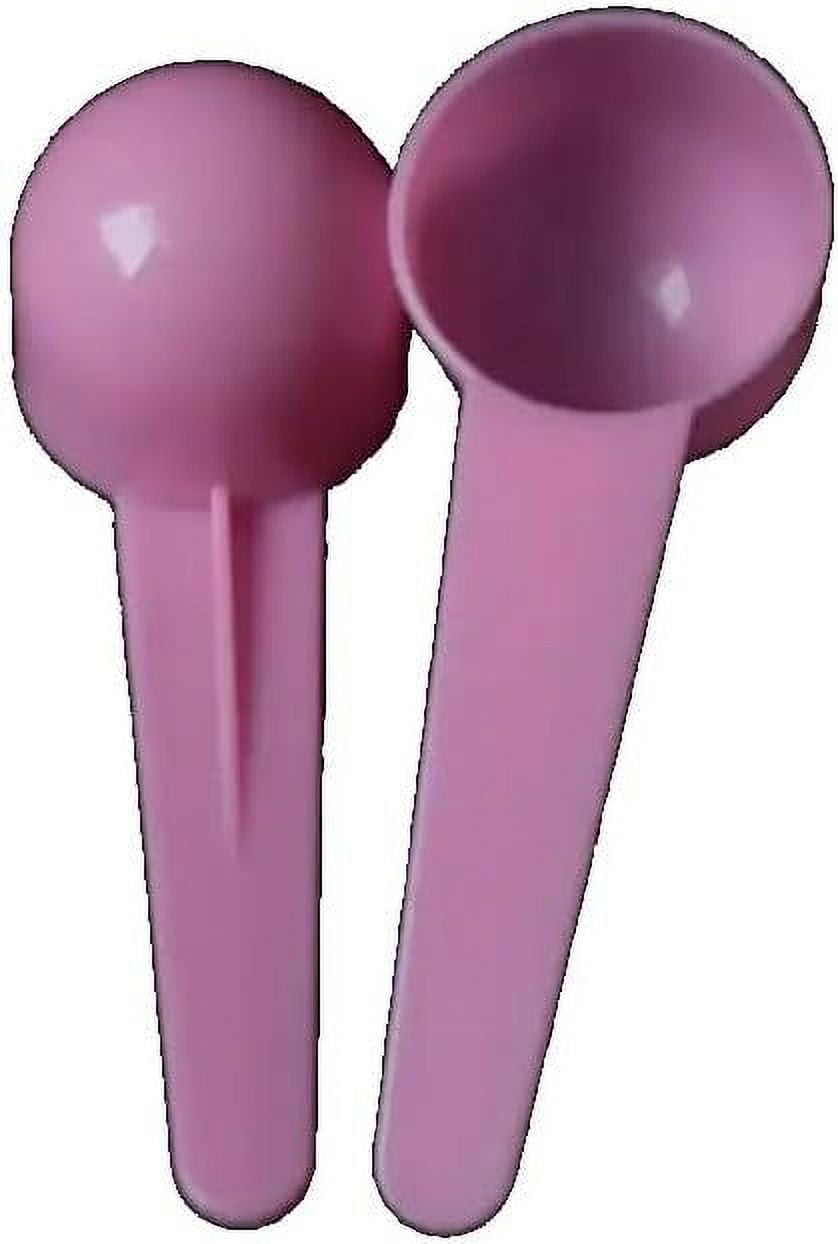 Bulk Pack of 25 Pink Plastic Measuring Scoops for Coffee, Tea, and Milk ...