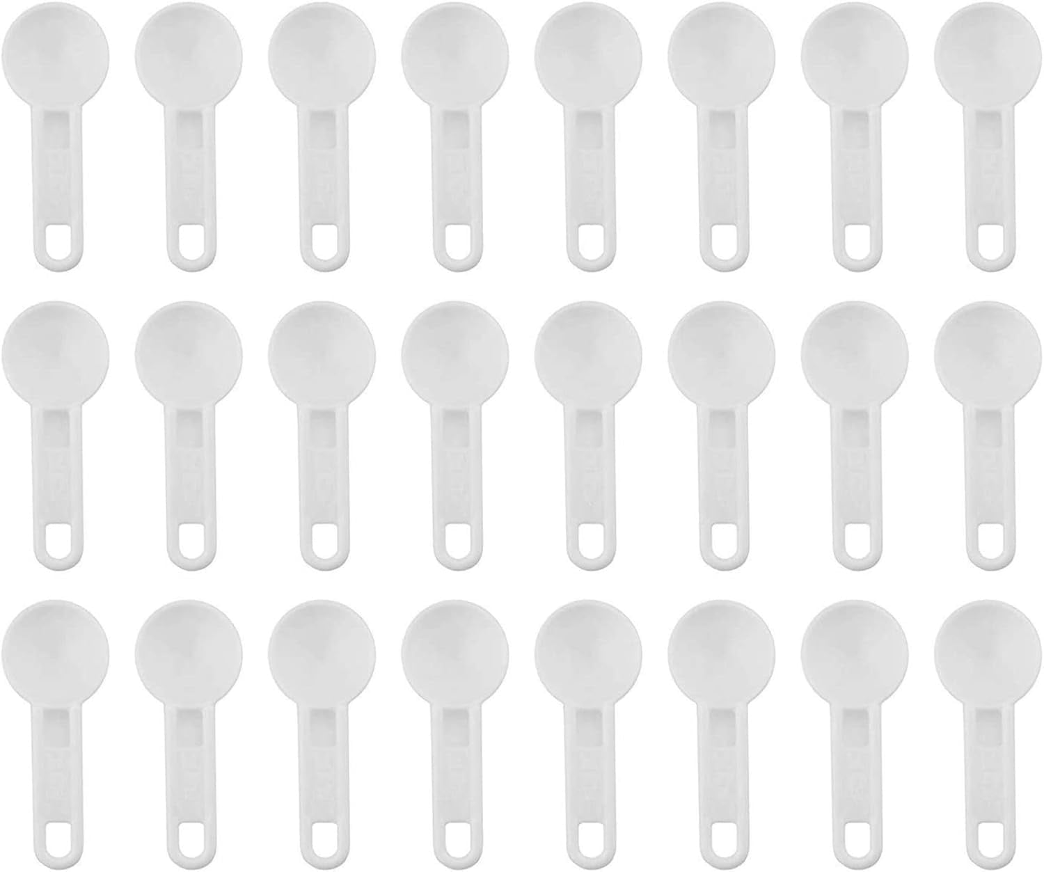 Bulk Pack of Teaspoon Measuring Spoons (24-Pack); 5 ml / cc Scoops ...