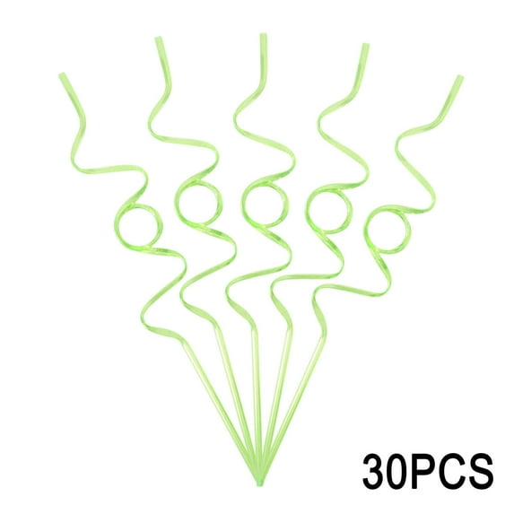 Bulk Plastic Straws Kadlawus Bulk Plastic Straws, 30 Pack Reusable ...