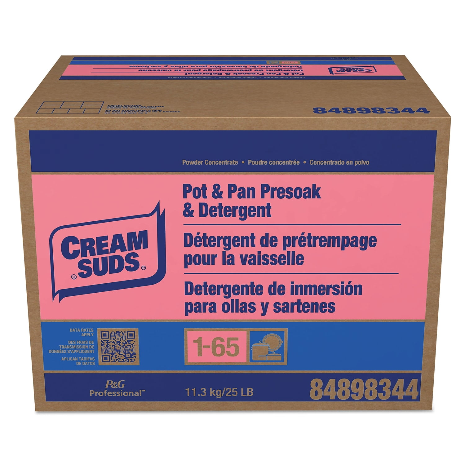 Cream Suds Manual Pot & Pan Detergent w/o Phosphate, Baby Powder Scent ...