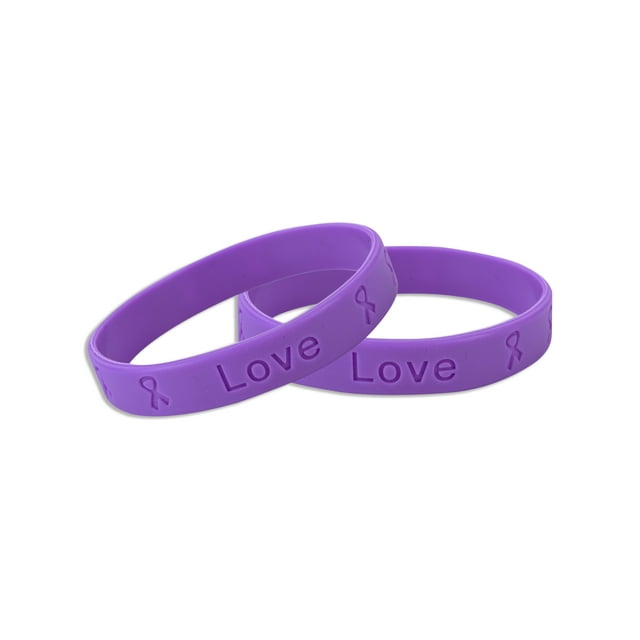 Bulk Pulmonary arterial Hypertension Awareness Purple Silicone ...