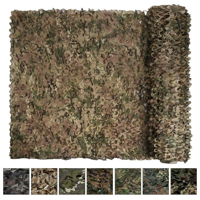 Bulk Roll Camo Netting - Camouflage Net, Blind for Hunting, Military ...
