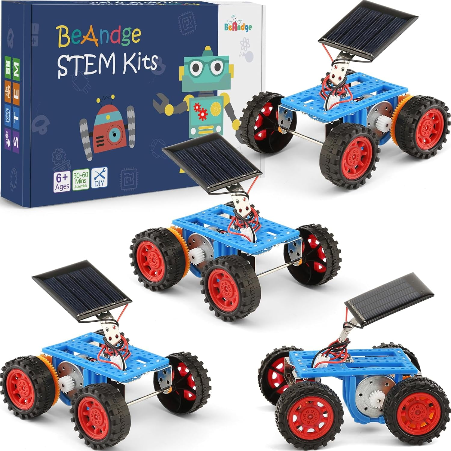 Bulk STEM Solar Robot Kits, STEM Building Toys for 6 7 8 10 12 13 Year ...