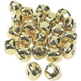 Bulk Set of 24 Large Gold Jingle Bells - Christmas Crafts and Supplies ...