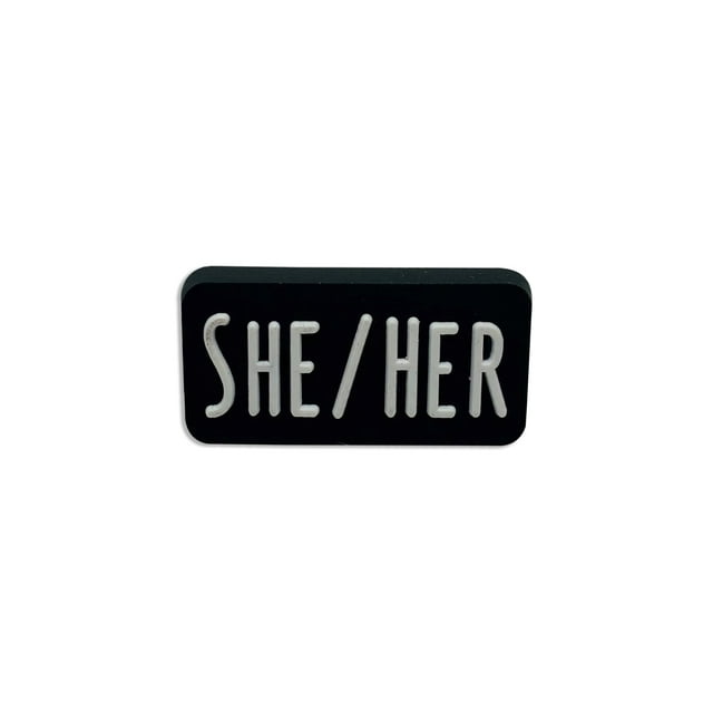 Bulk She Her Pronoun Silicone Pins (500 Pins) - Walmart.com