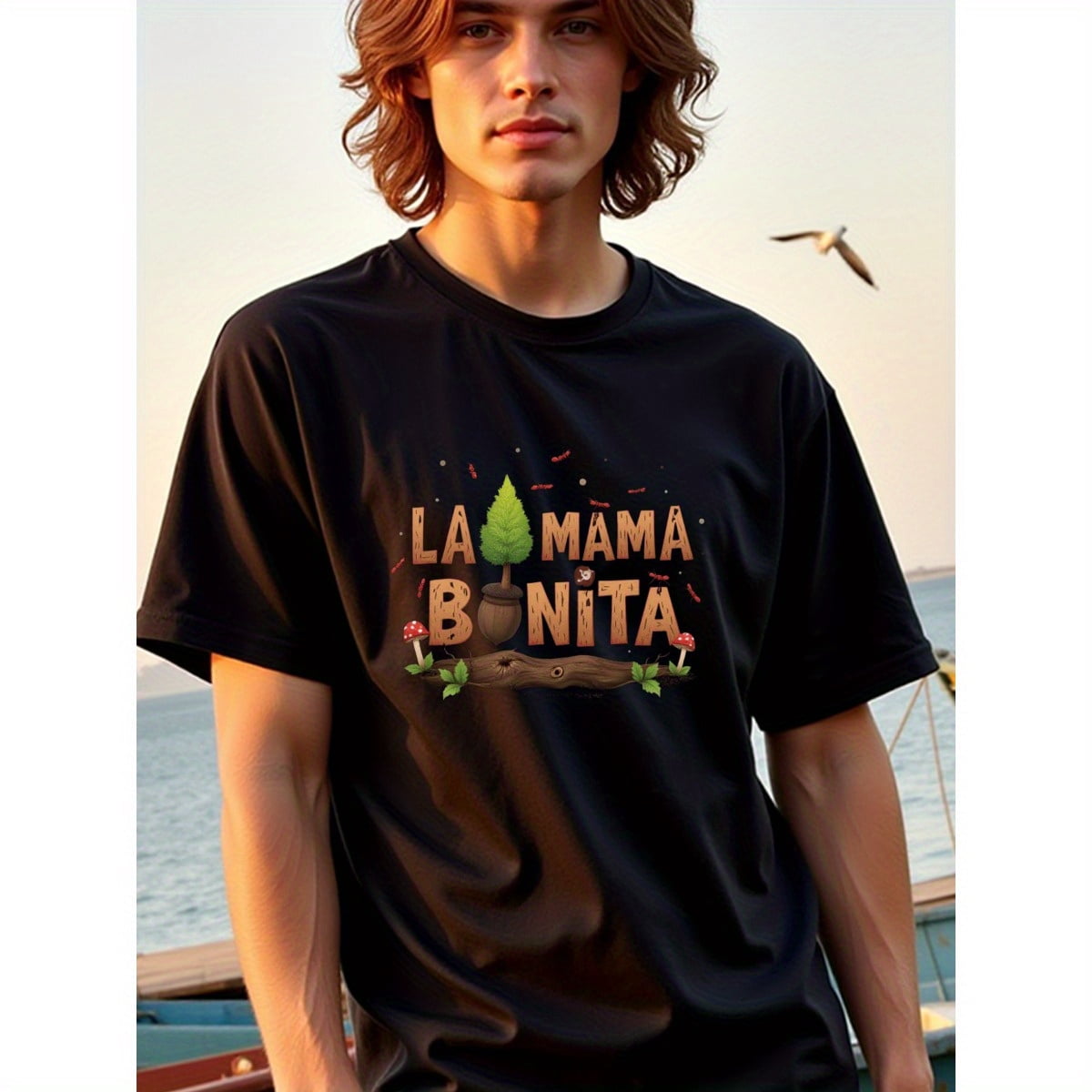 Bulk Shirts for Printing, Just for Men Black, La Mama Bonita - Nature ...