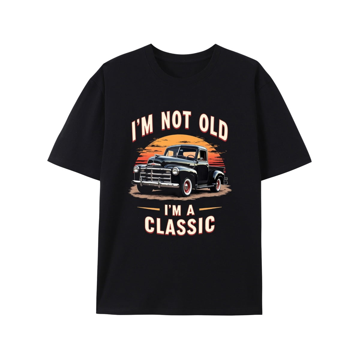 Bulk Shirts for Printing, Mens Apparel, Image of Classic Truck, T ...