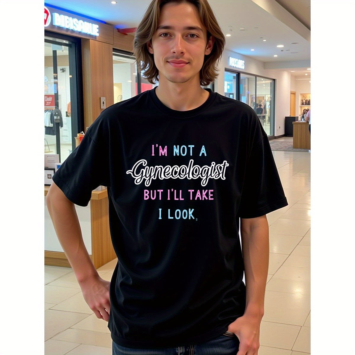 Bulk Shirts for Printing, Mens White T-Shirts, Humorous Gynecologist ...