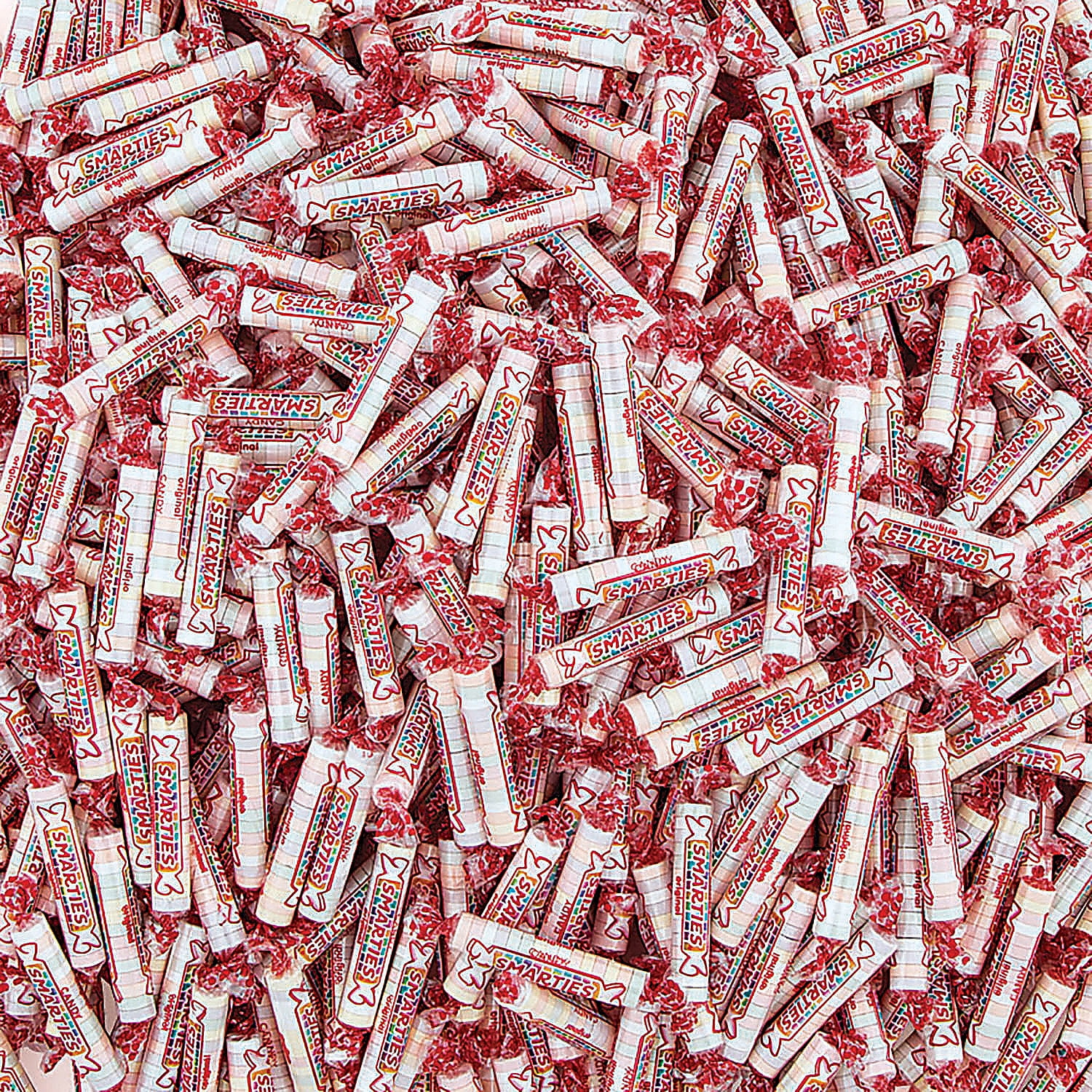 Smarties® BIG Bulk Hard Candy Rolls, Assorted Fruit Flavors, Party ...