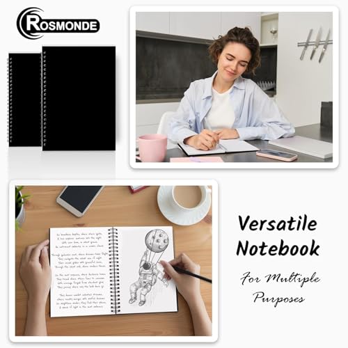 Bulk Spiral Notebook, 48 Pack, Unlined Journal, 5.8 x 8.3, 120 Pages ...