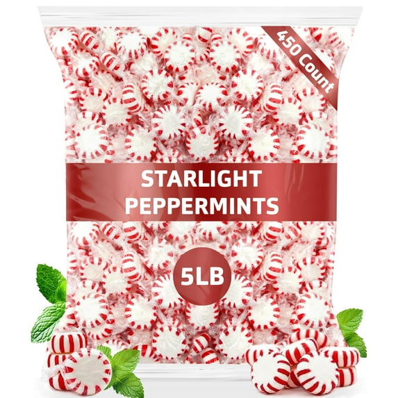 Bulk Starlight Peppermints Hard Candy MDA05 - Approx. 450 Pieces, 5 lb ...