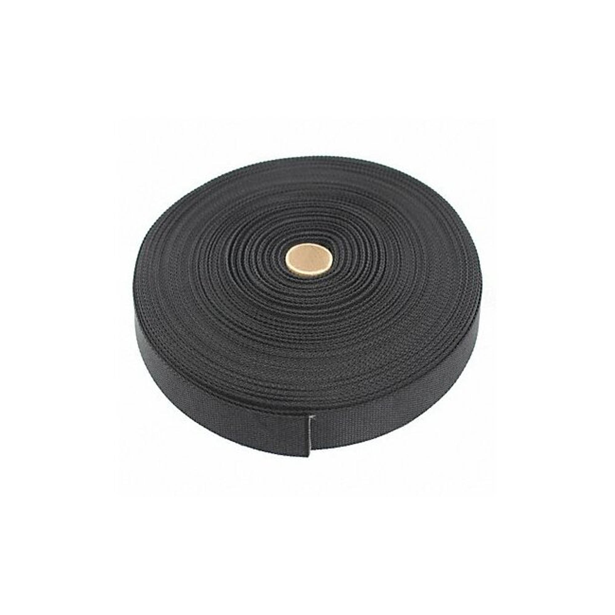 Bulk-Strap Webbing,Nylon,1" W,Black N01150BK - Walmart.com