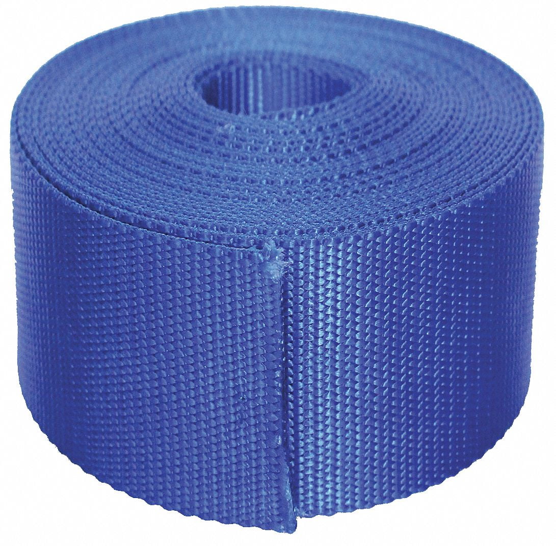 Bulk-Strap Webbing,Nylon,2" W,Blue N02027BL - Walmart.com