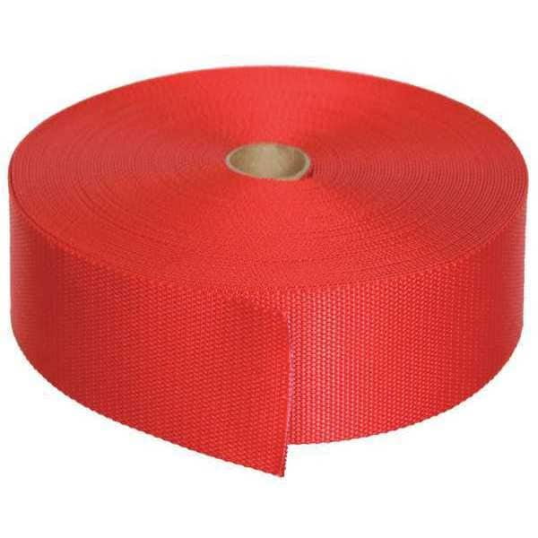 Bulk-Strap Webbing,Nylon,2" W,Red N02102R - Walmart.com