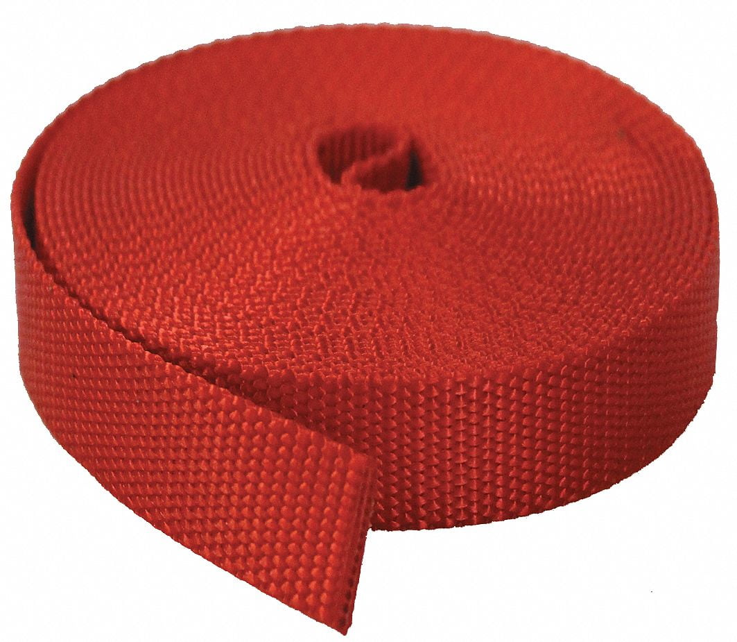 Bulk-Strap Webbing,Nylon,3/4" W,Red N34027R - Walmart.com