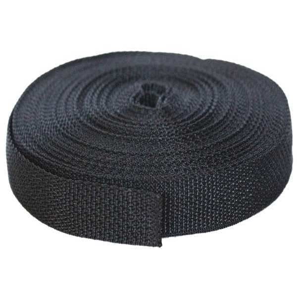 Bulk-Strap Webbing,Polypropylene,3/4" W,Black P34051BK - Walmart.com