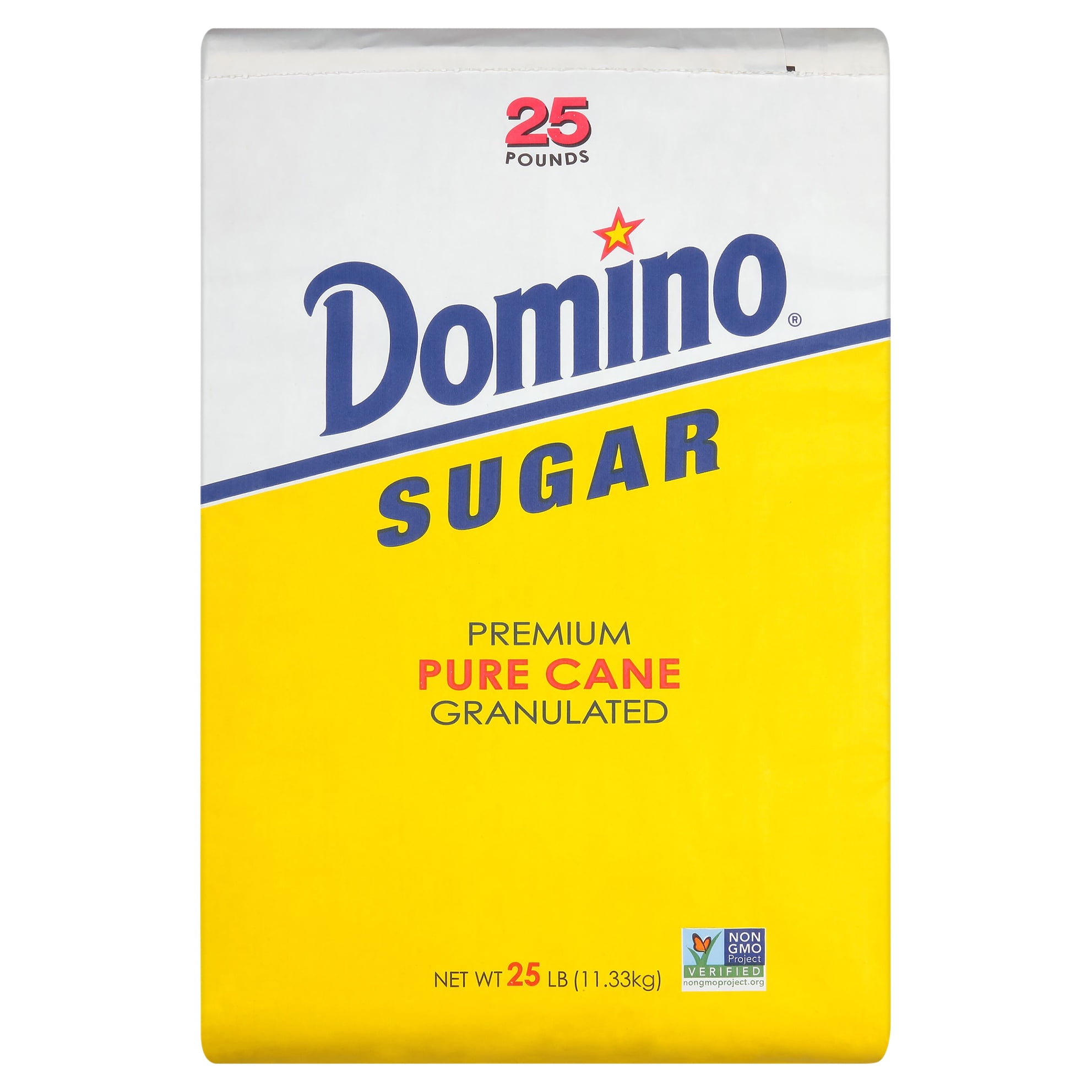 Domino, Premium Pure Cane Granulated Sugar, 25 lb, perfect for baking ...