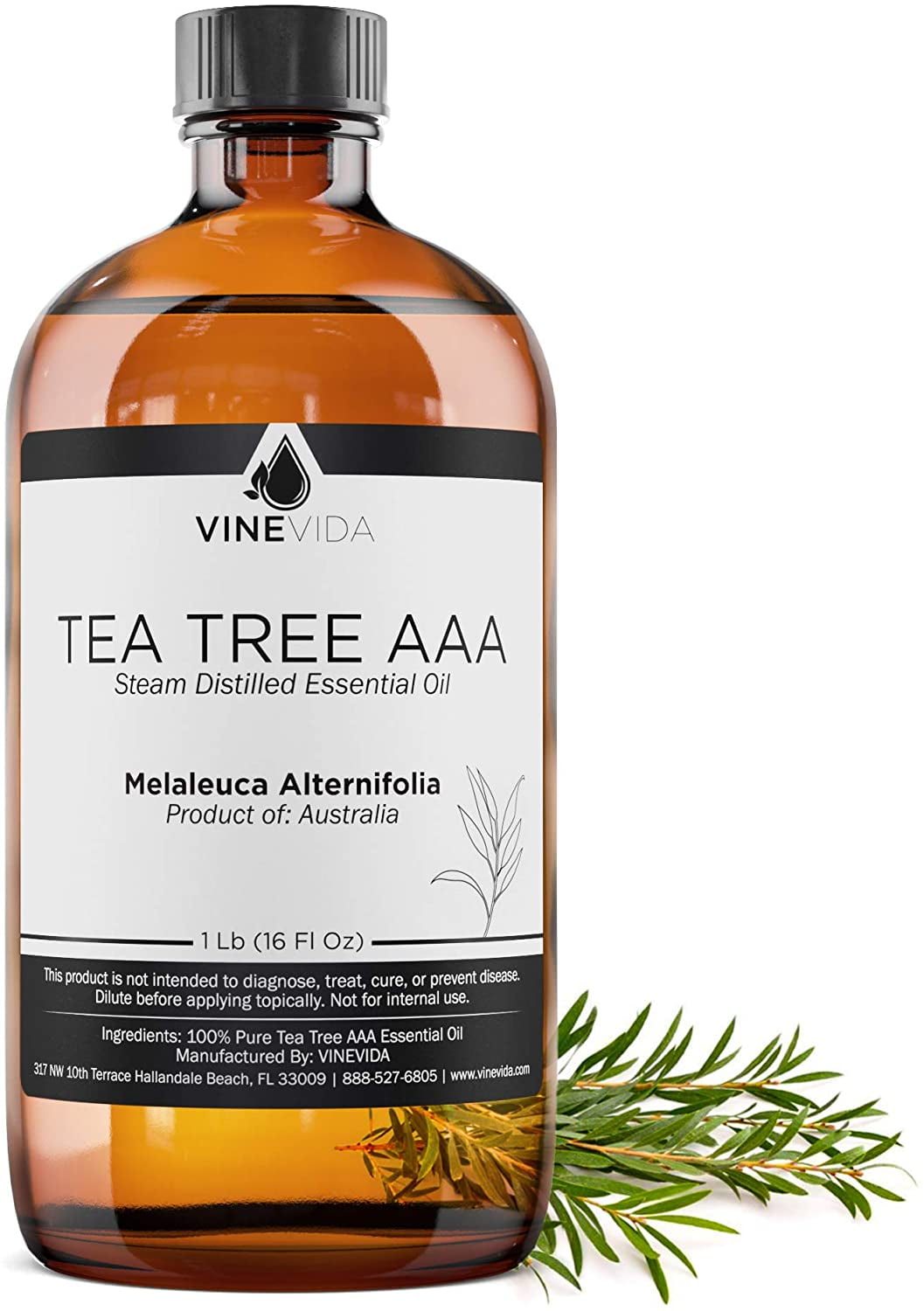 Bulk Tea Tree AAA Essential Oil - 16 Oz Tea Tree Essential Oil - 100% ...