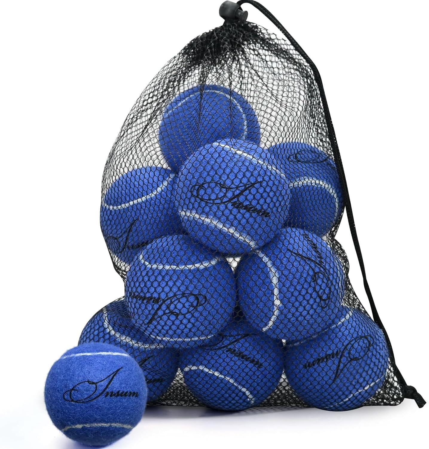Bulk Tennis Balls for Beginner – 12 Pack High Elasticity Practice ...