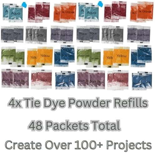 Bulk Tie Dye │ Giant Tie Dye Bundle │ 4X Tie Dye Powder │ 24 Large ...