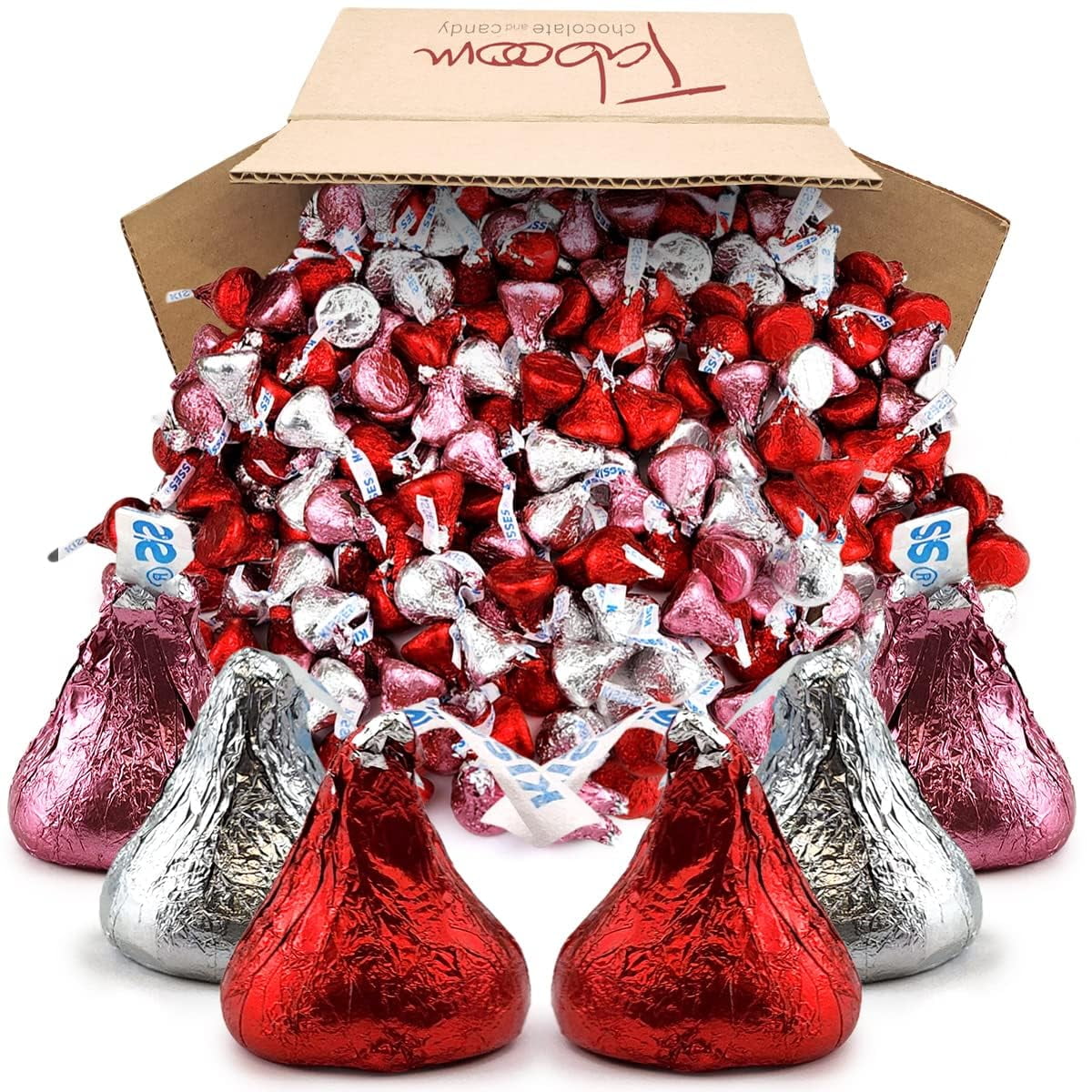 Bulk Valentines Day Milk Chocolate Individually Wrapped In Valentine ...