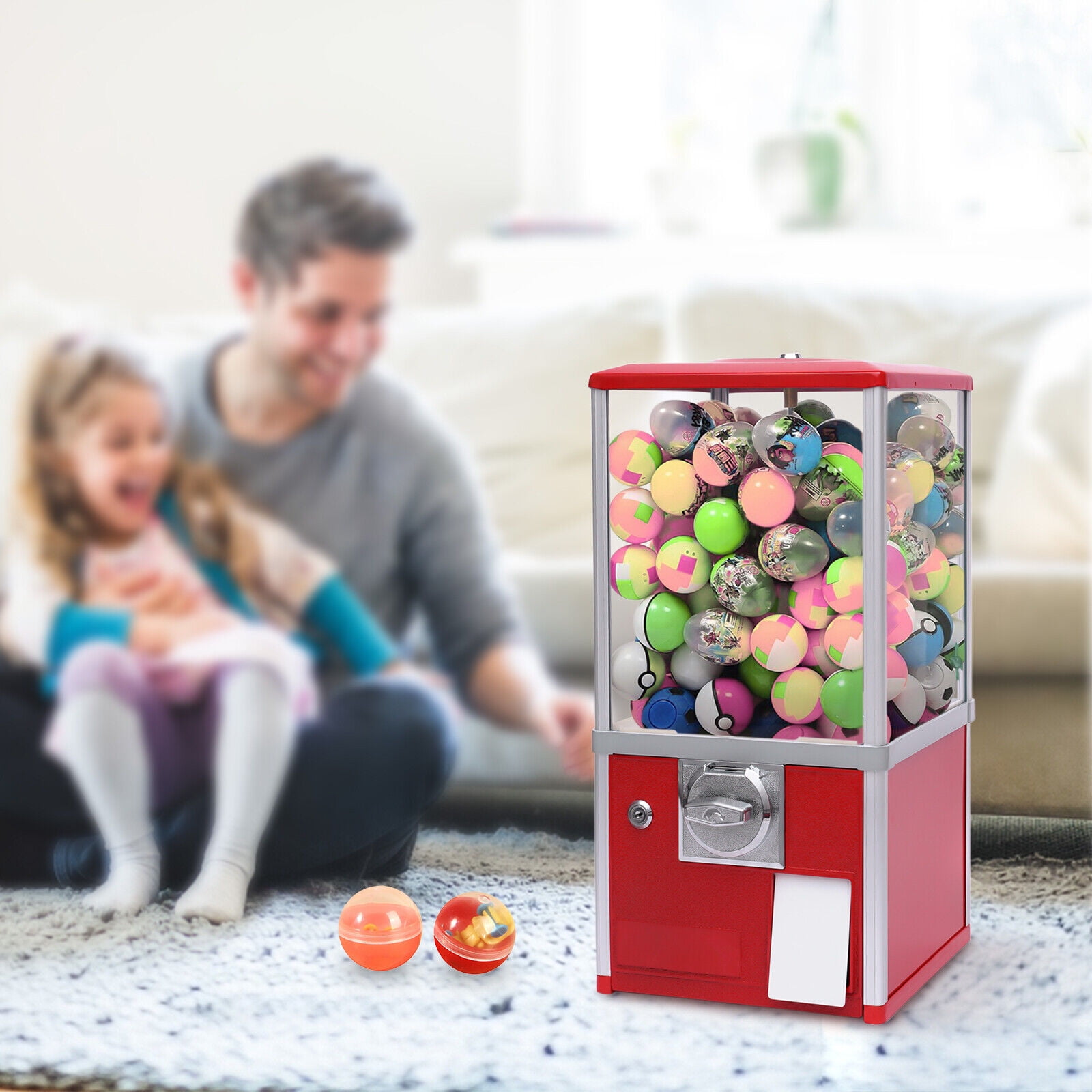 Bulk Vending machine Candy Ball Gumball Toy Capsule Vending Device 1.1 ...