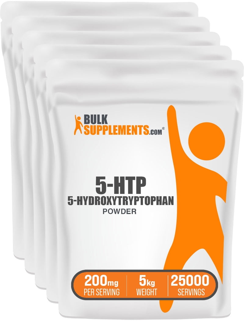 BulkSupplements 5-HTP (5-Hydroxytryptophan) Powder - 200mg per Serving ...