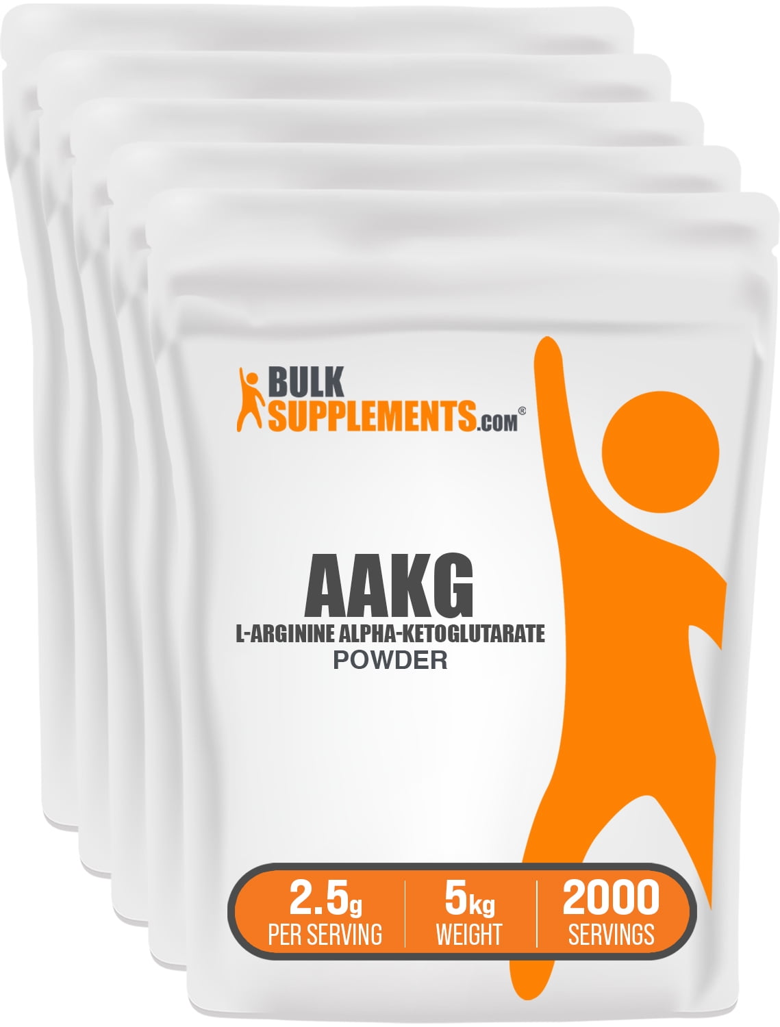 BulkSupplements AAKG (L-Arginine Alpha-Ketoglutarate) Powder- 2.5g per ...