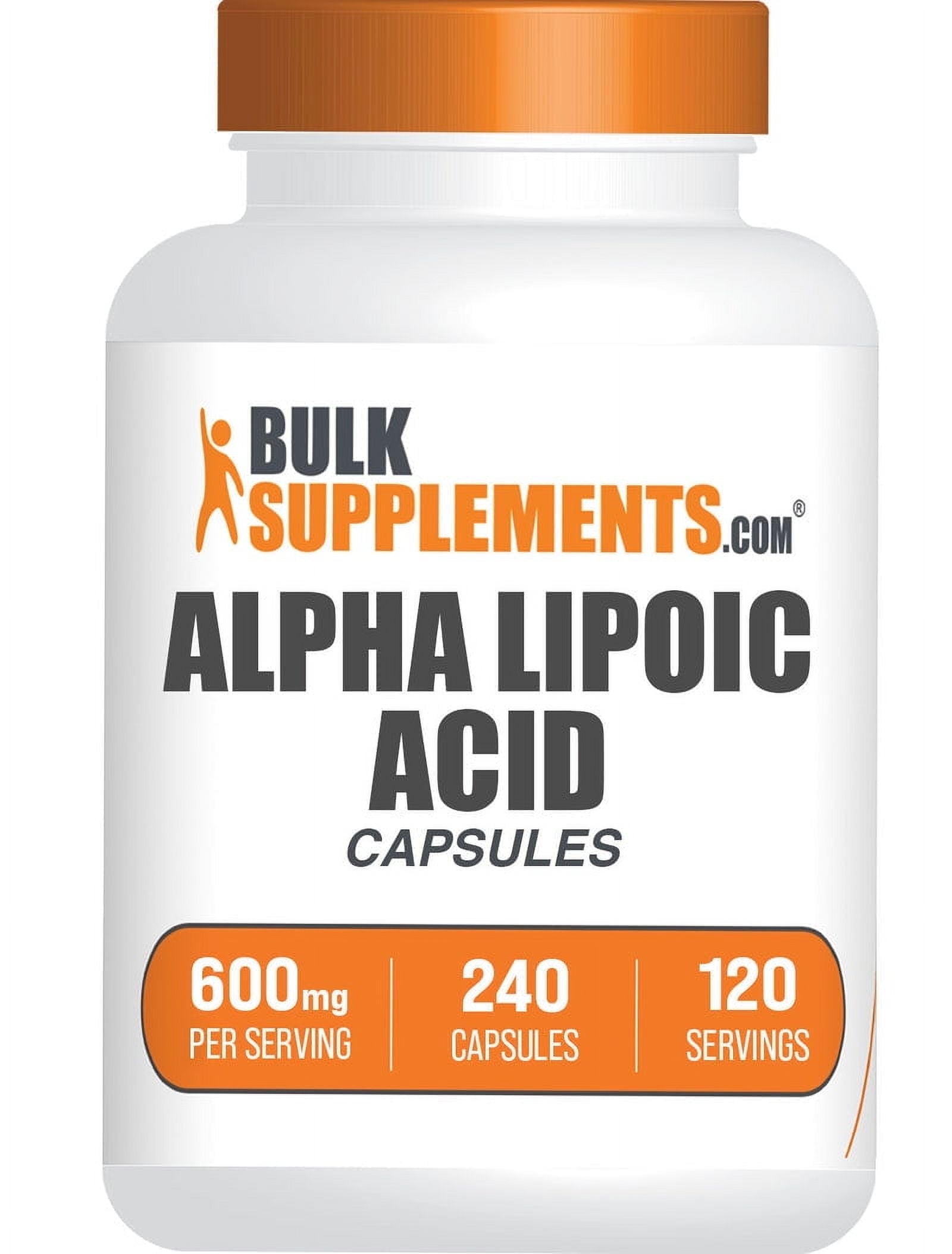 BulkSupplements Alpha Lipoic Acid (ALA) 600mg - Liver & Health Support ...