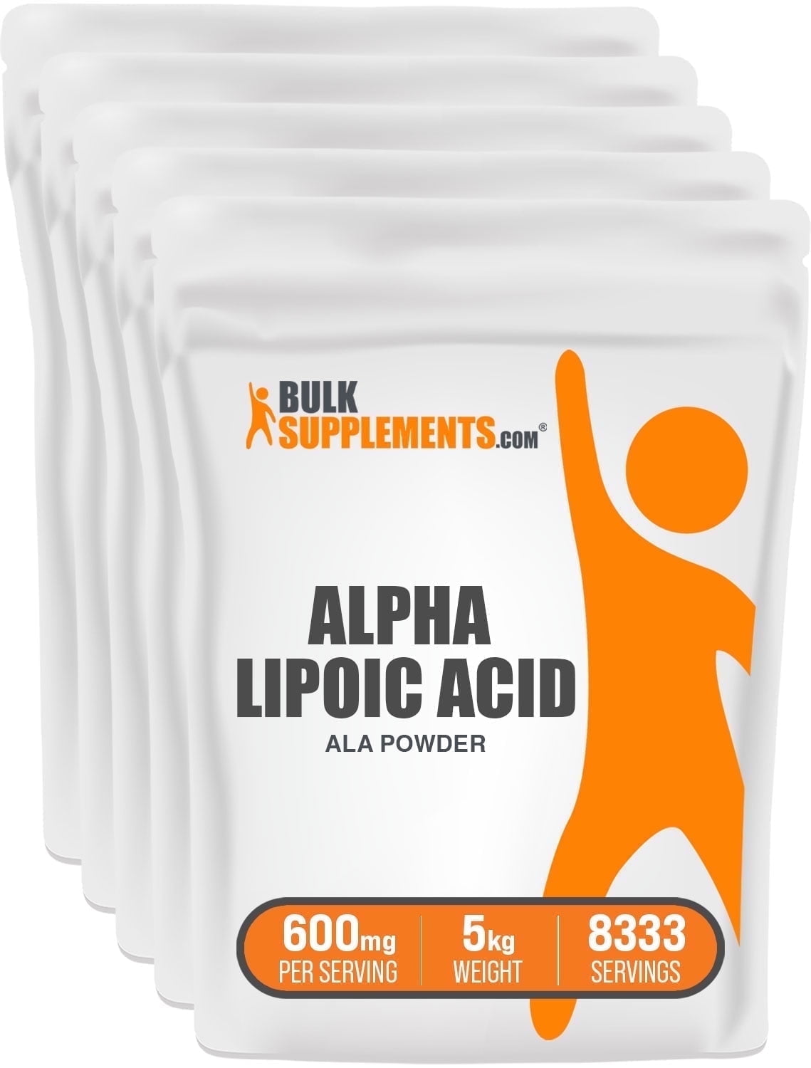 BulkSupplements Alpha Lipoic Acid Powder - ALA Supplement, Gluten Free ...