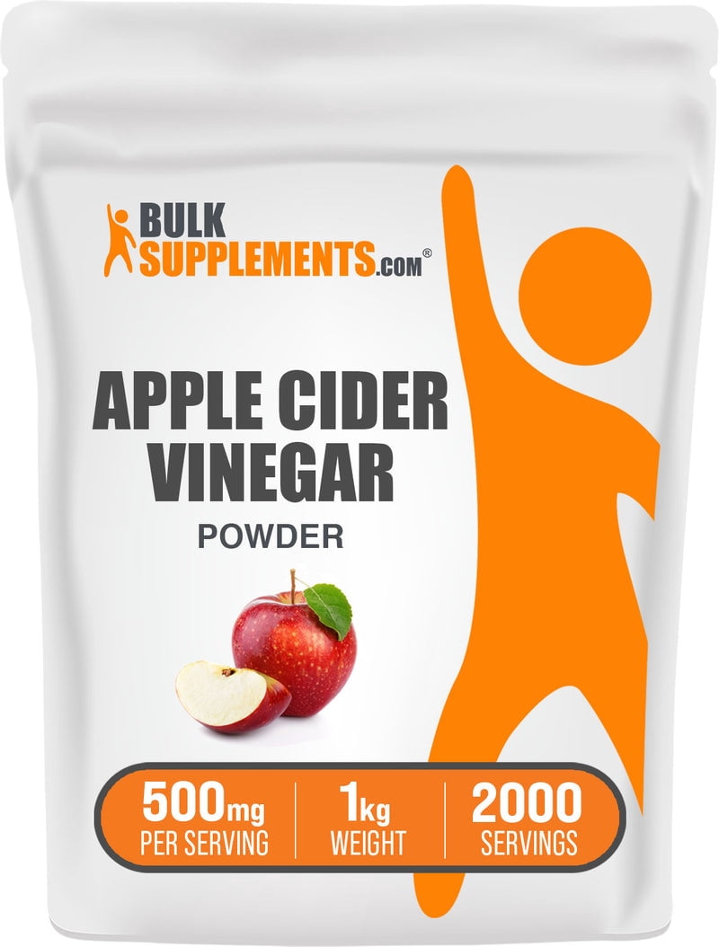 BulkSupplements Apple Cider Vinegar Powder - 500mg per Serving - 1 ...