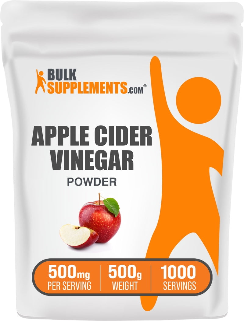 BulkSupplements Apple Cider Vinegar Powder - 500mg per Serving - 500 ...