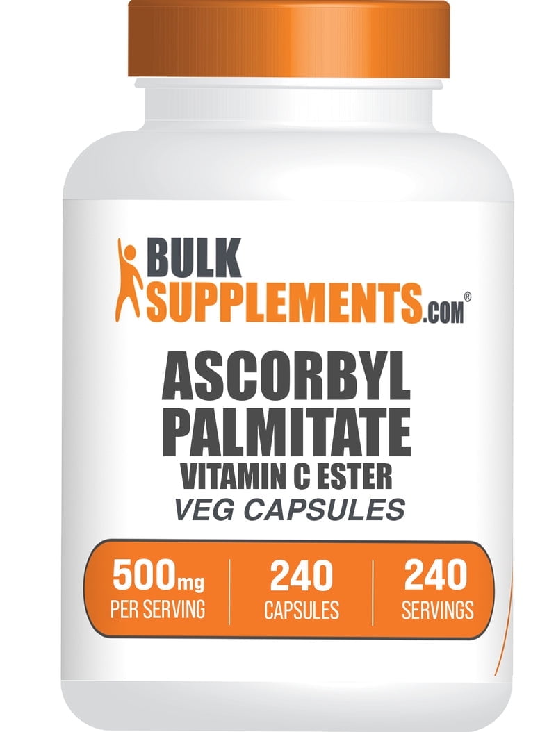 BulkSupplements Ascorbyl Palmitate Capsules - Vitamin C Ester, Vitamin ...
