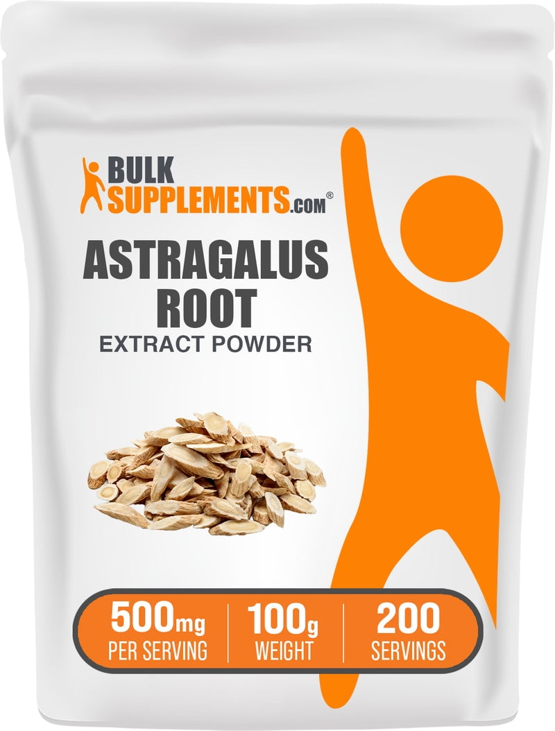 BulkSupplements Astragalus Extract Powder, 500mg - Heart & Immune ...