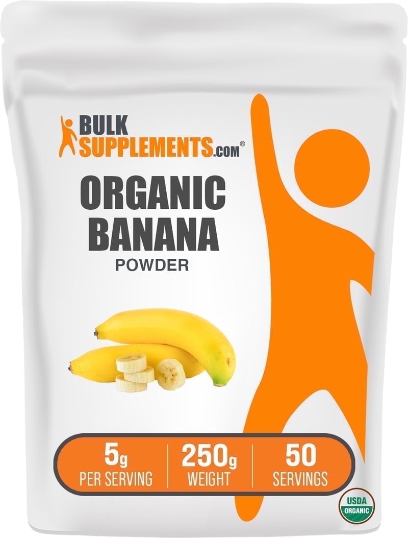 BulkSupplements Organic Banana Powder, Dietary Supplement, Digestive ...